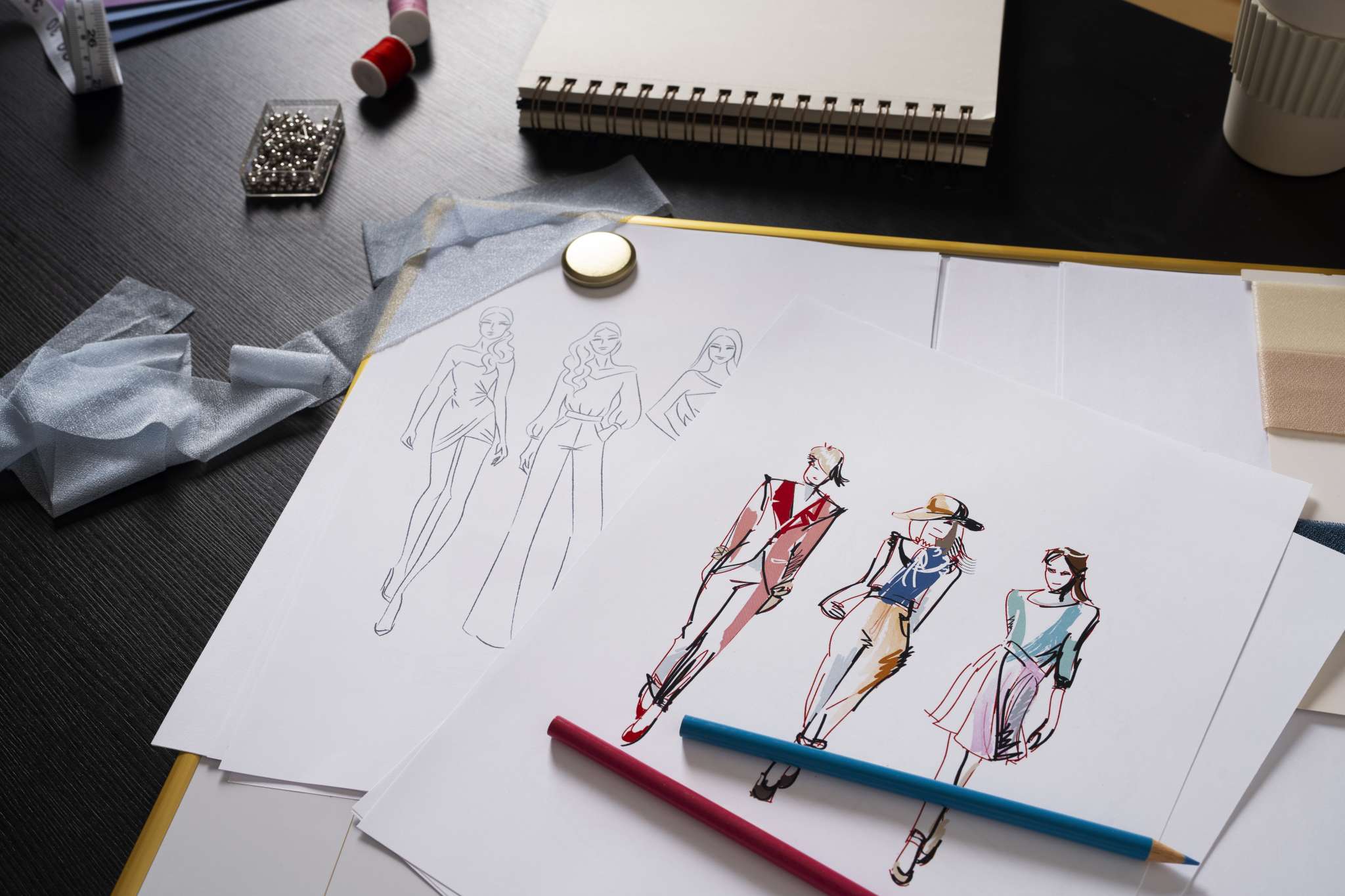 How To Draw Fashion Sketches In Simple Steps - The Chic Fashionista